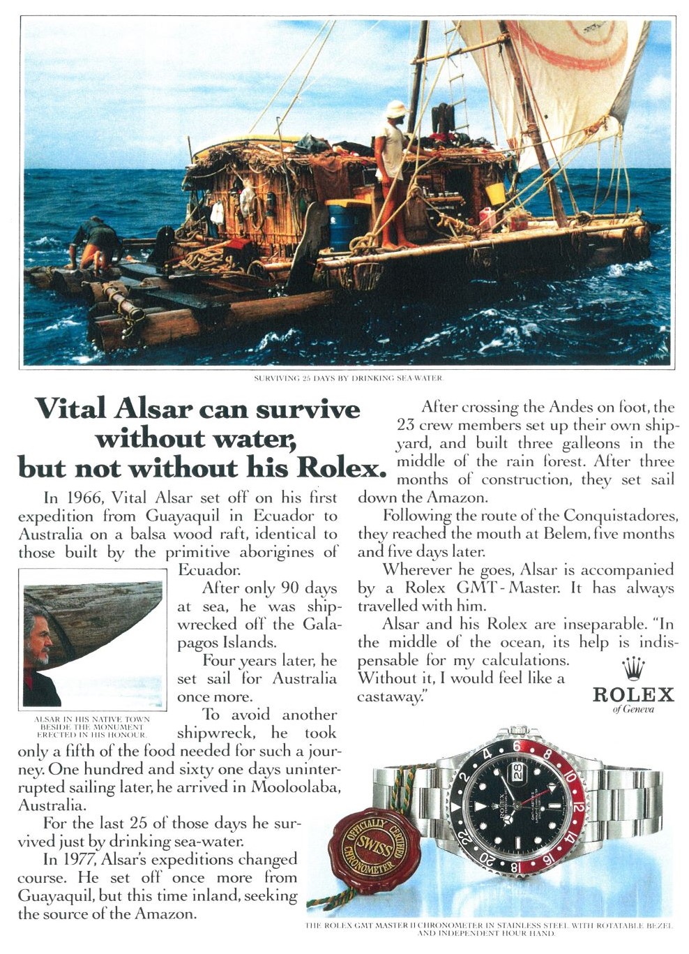Maritime pioneer Vital Alsar’s Rolex watch to be sold in Shrewsbury auction