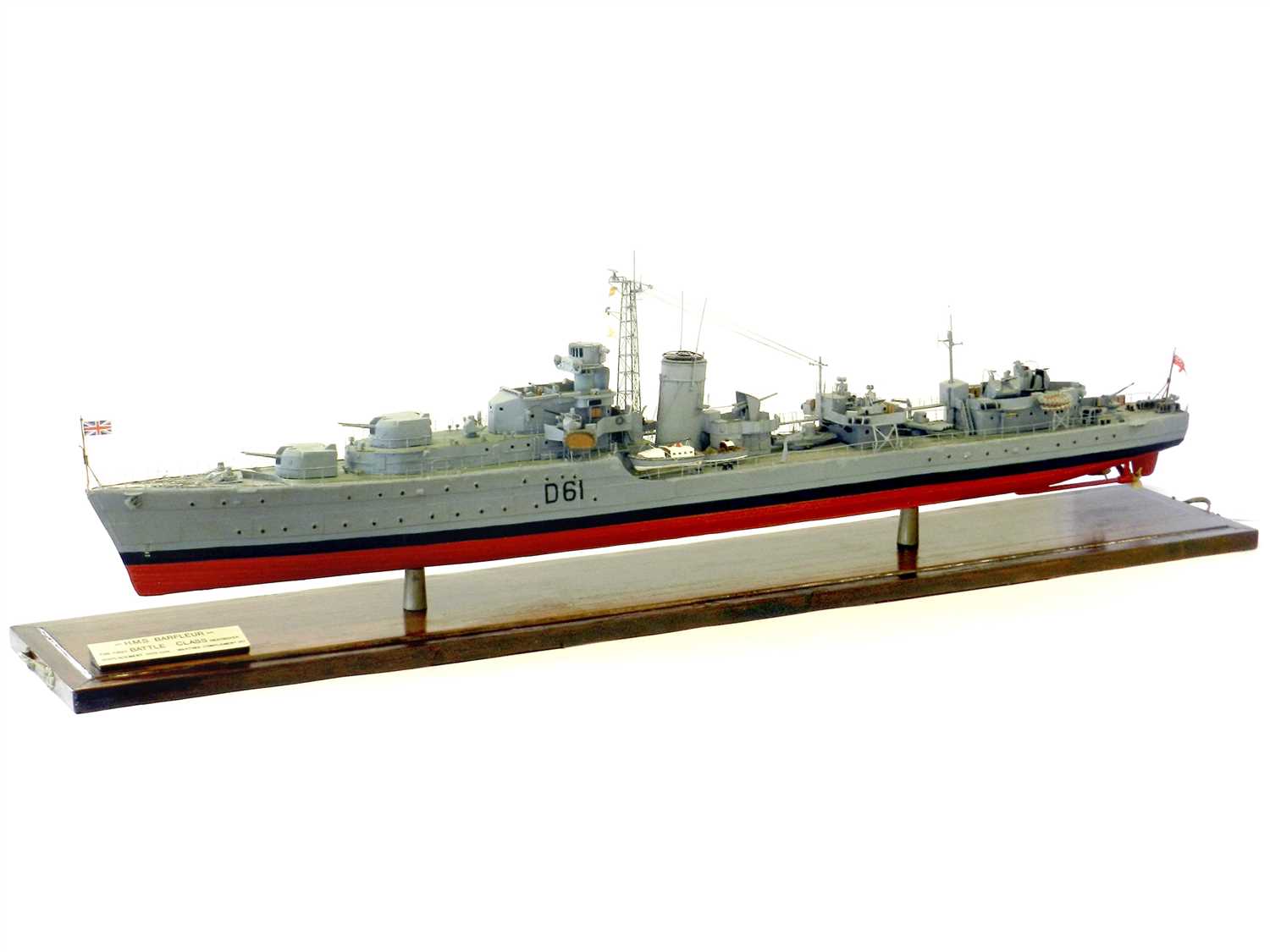 Lot 609 - HMS Barfleur 1/96 scale Battle Class