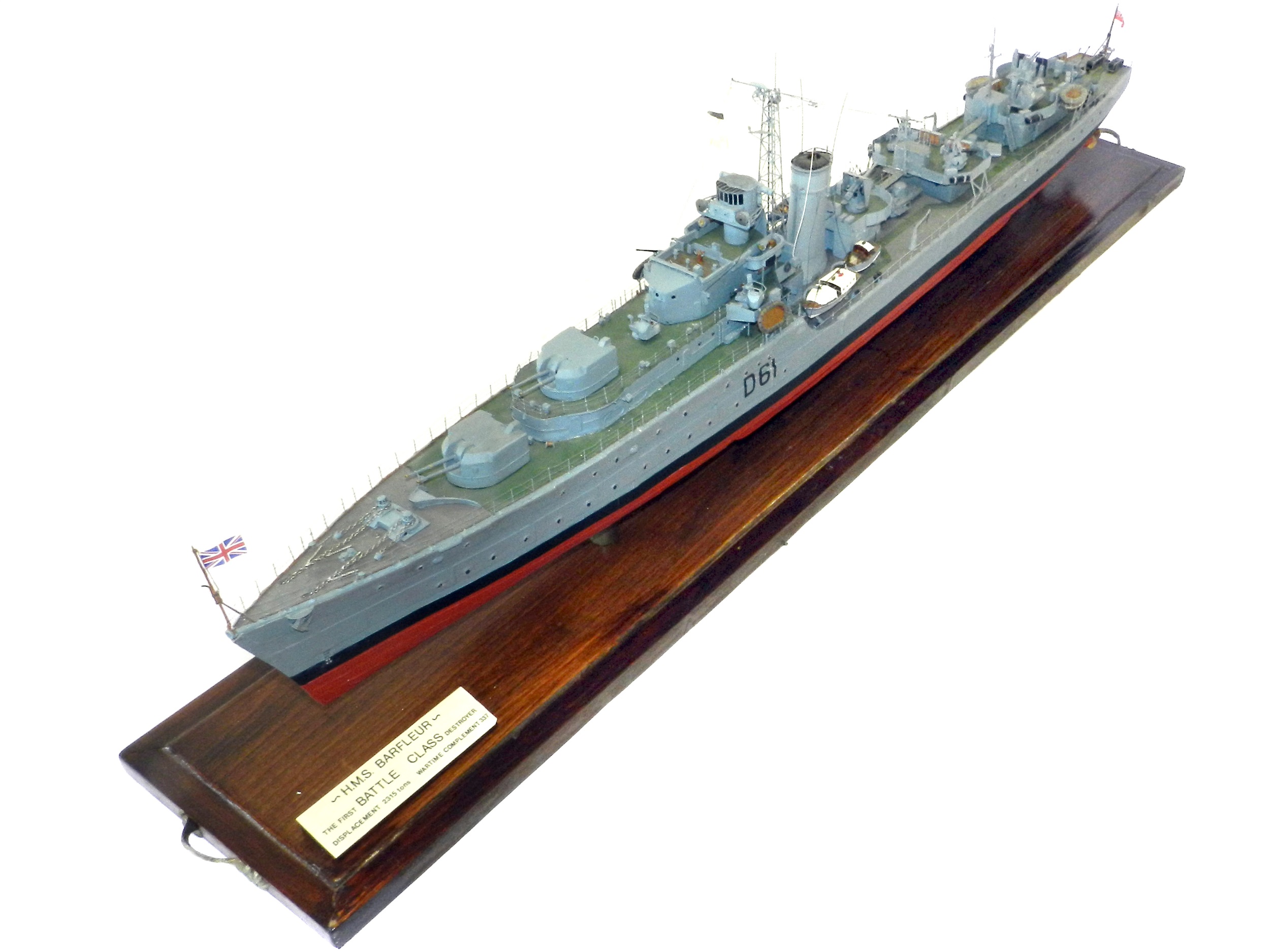 Lot 609 - HMS Barfleur 1/96 scale Battle Class