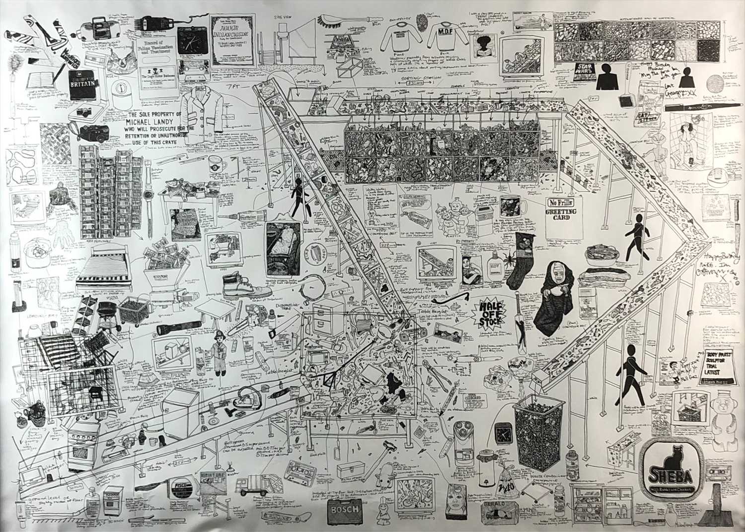 Lot 27 - Michael Landy RA YBA (British Contemporary),