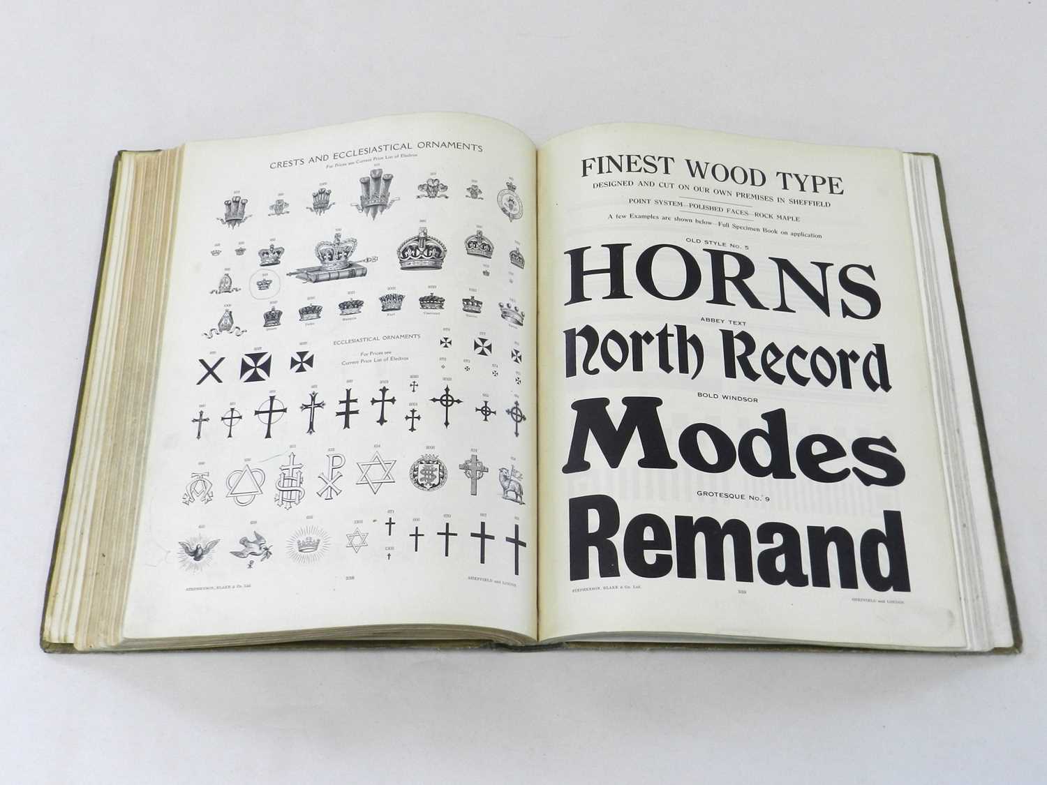 Lot 7 - STEPHENSON BLAKE & CO, Catalogue of Composing