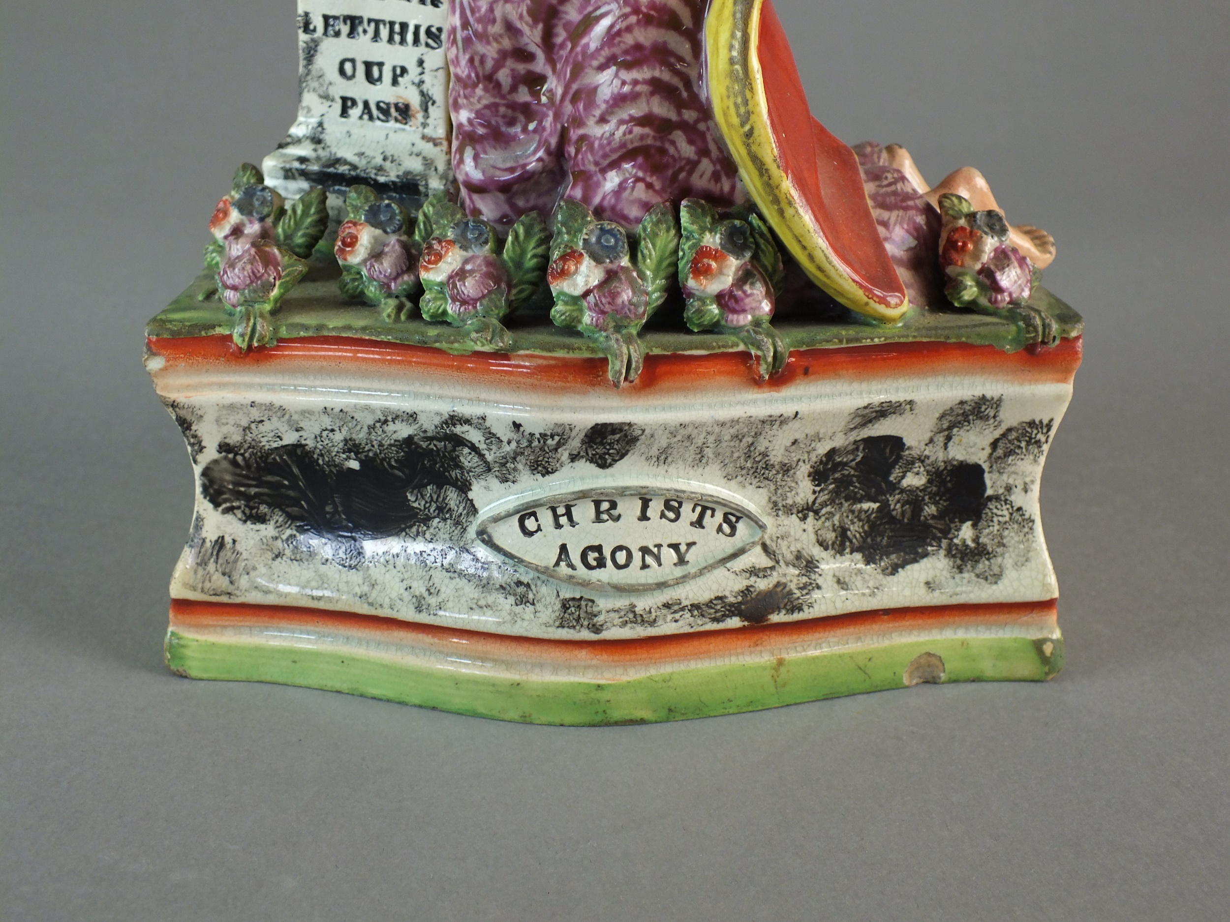 Lot 295 - Obadiah Sherratt pearlware figure of 'Christ'