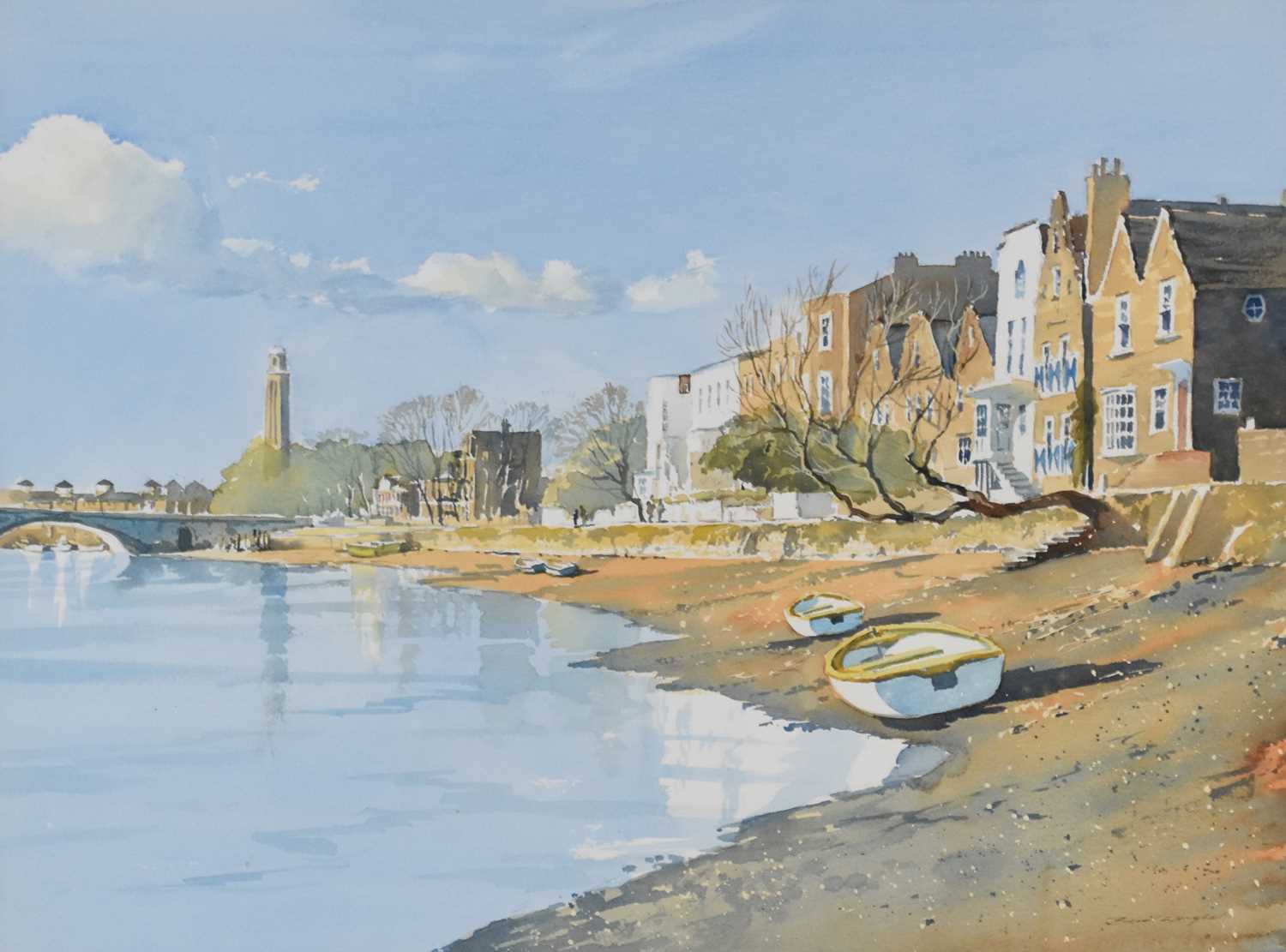 Bert Wright RSMA (British 20th-21st Century) Putney | Barnebys