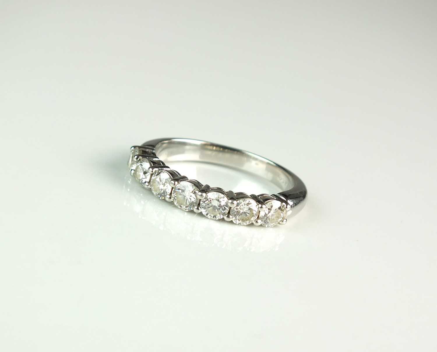 Lot 35 A Tiffany Co Platinum Seven Stone Diamond Lot 35 A Tiffany Co Platinum Seven Stone Diamond