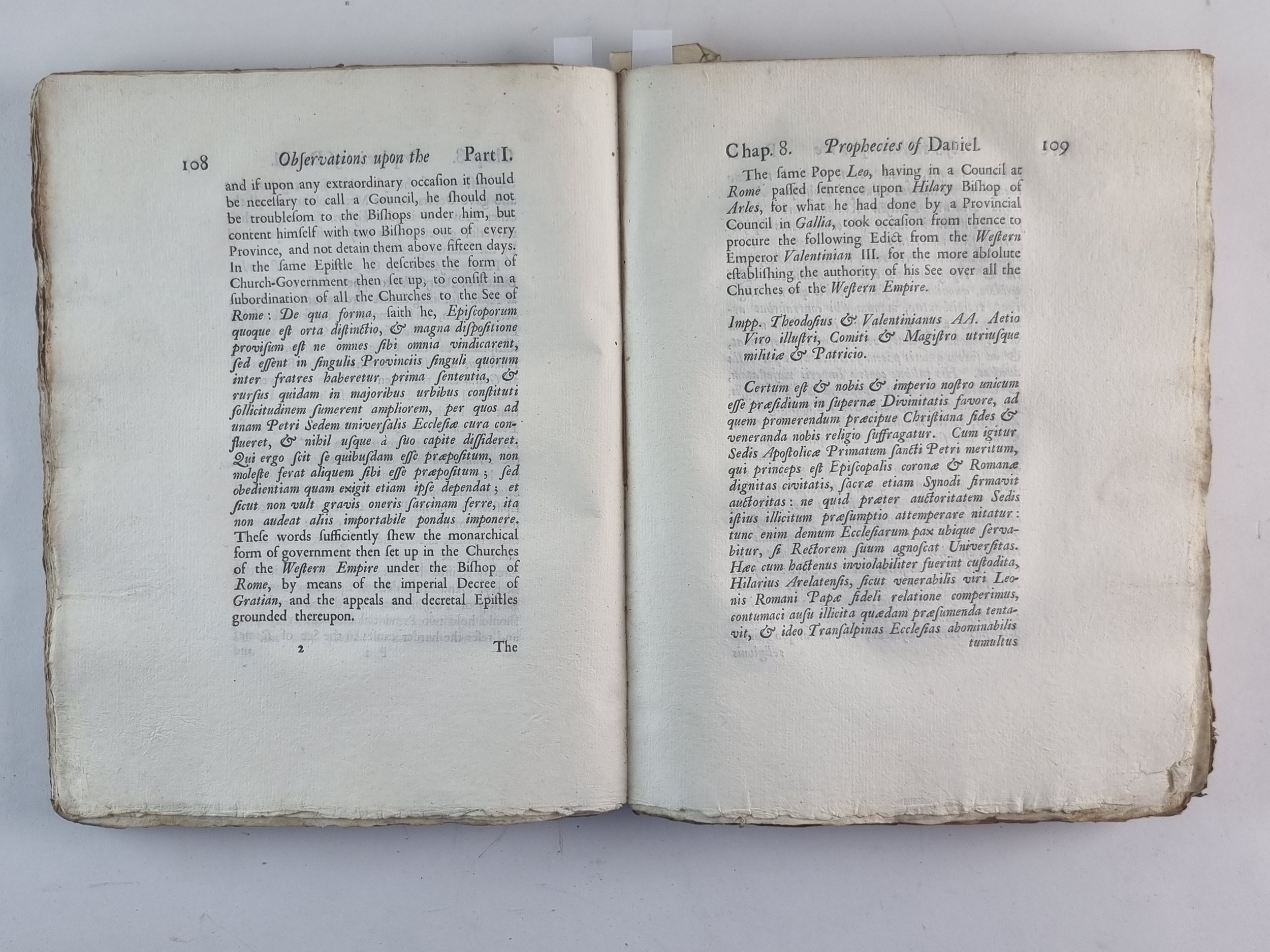 Lot 1058 - NEWTON, ISAAC, Observations Upon the