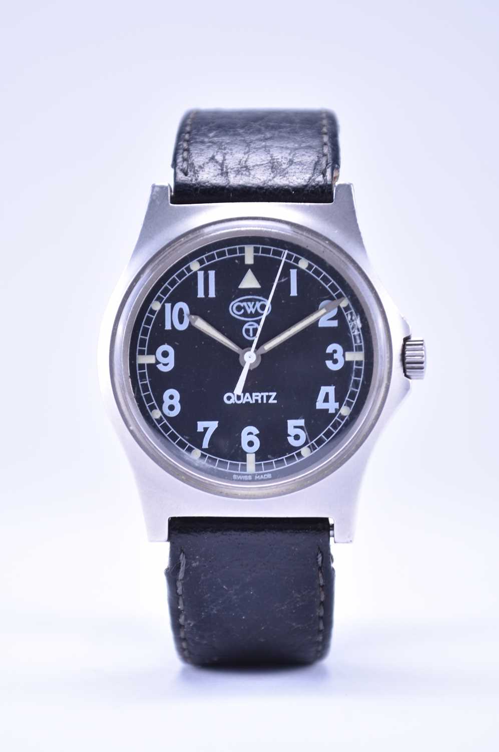 Lot 101 - CWC : A gentleman's stainless steel military