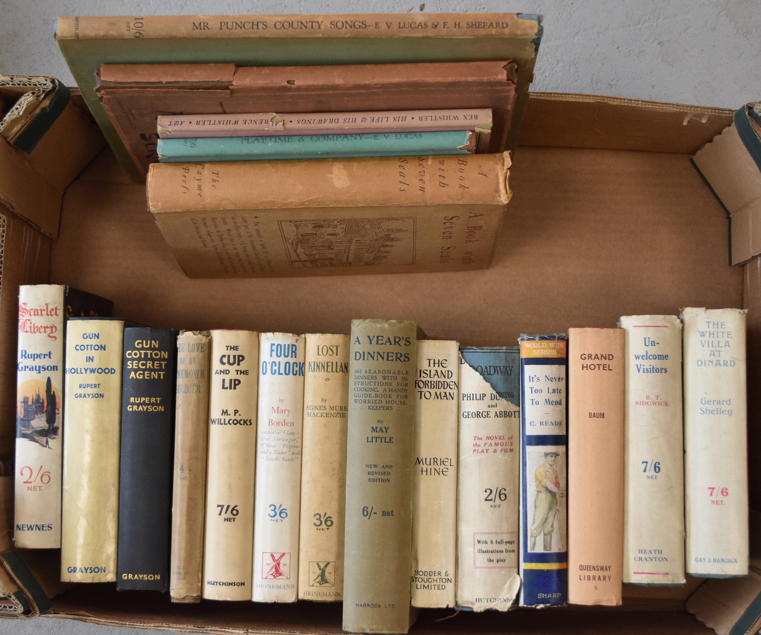 Lot 1148 - DUST JACKETS. A collection of 46 books in