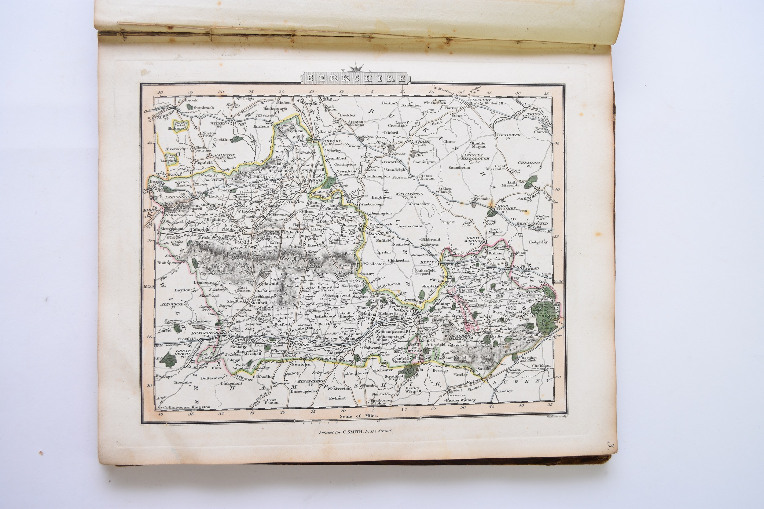 Lot 1163 - SMITH, Charles. Smith's New English Atlas