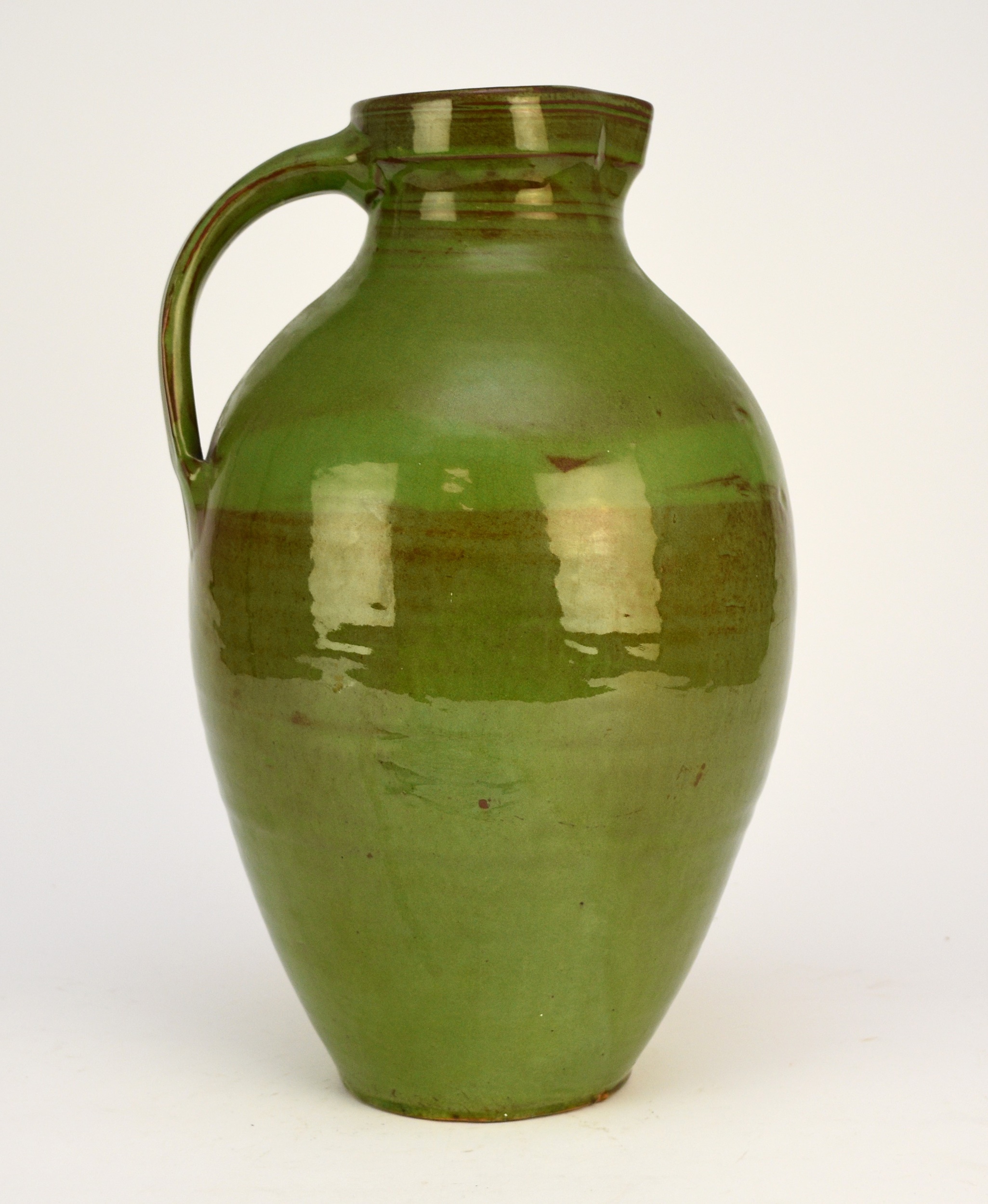 Lot 43 - Large C H Brannam Barum jug decorated with