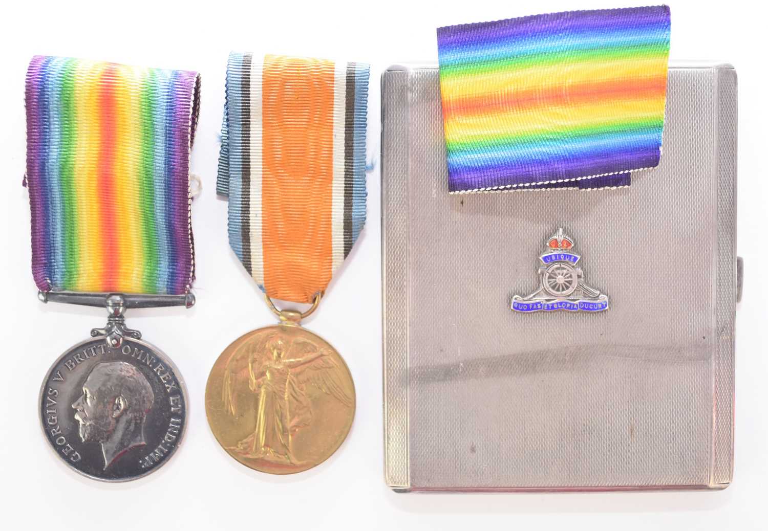 Lot 115 - WW1 Royal Engineers Medal pair and a WW2