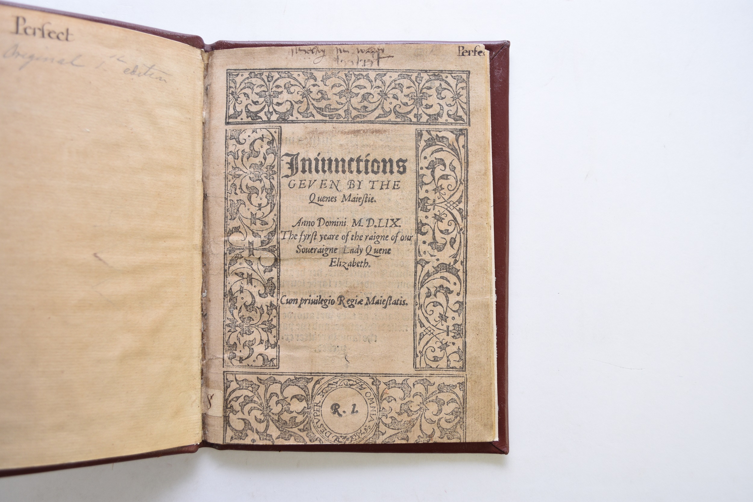 Lot 132 - INJUNCTIONS AND ARTICLES FOR THE FIRST