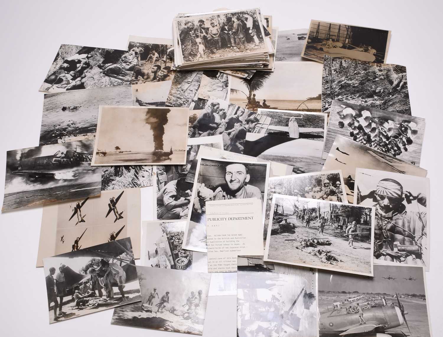 Lot 61 - Press Photographs - Burma, Pacific and the
