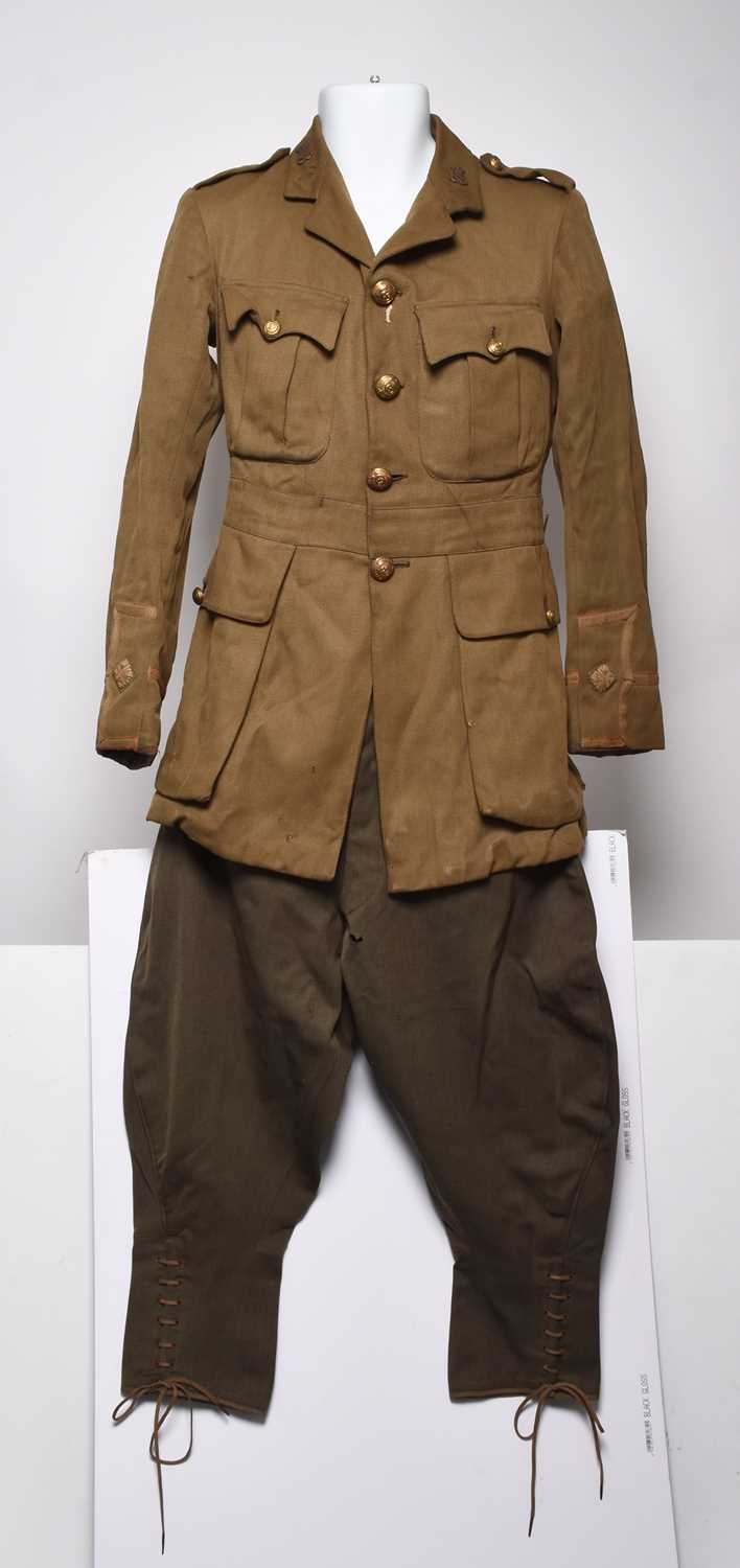 Lot 217 - WW1 uniform worn by 2nd Lt. A. Simon, North