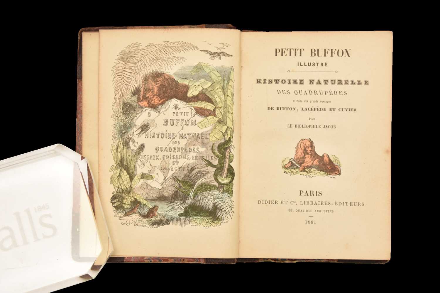 Lot 129 - BUFFON, Comte de, Petit Buffon, 4 vols, 12mo,